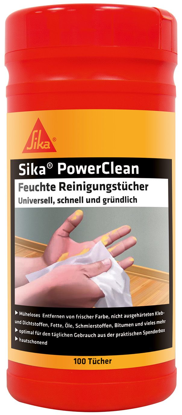 Sika Power Clean Reinigungstücher Dose 100 Stück | SPCT